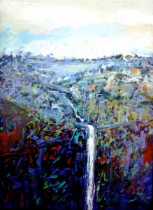 Landscape Falls, Painting by Australian Artist James Baines